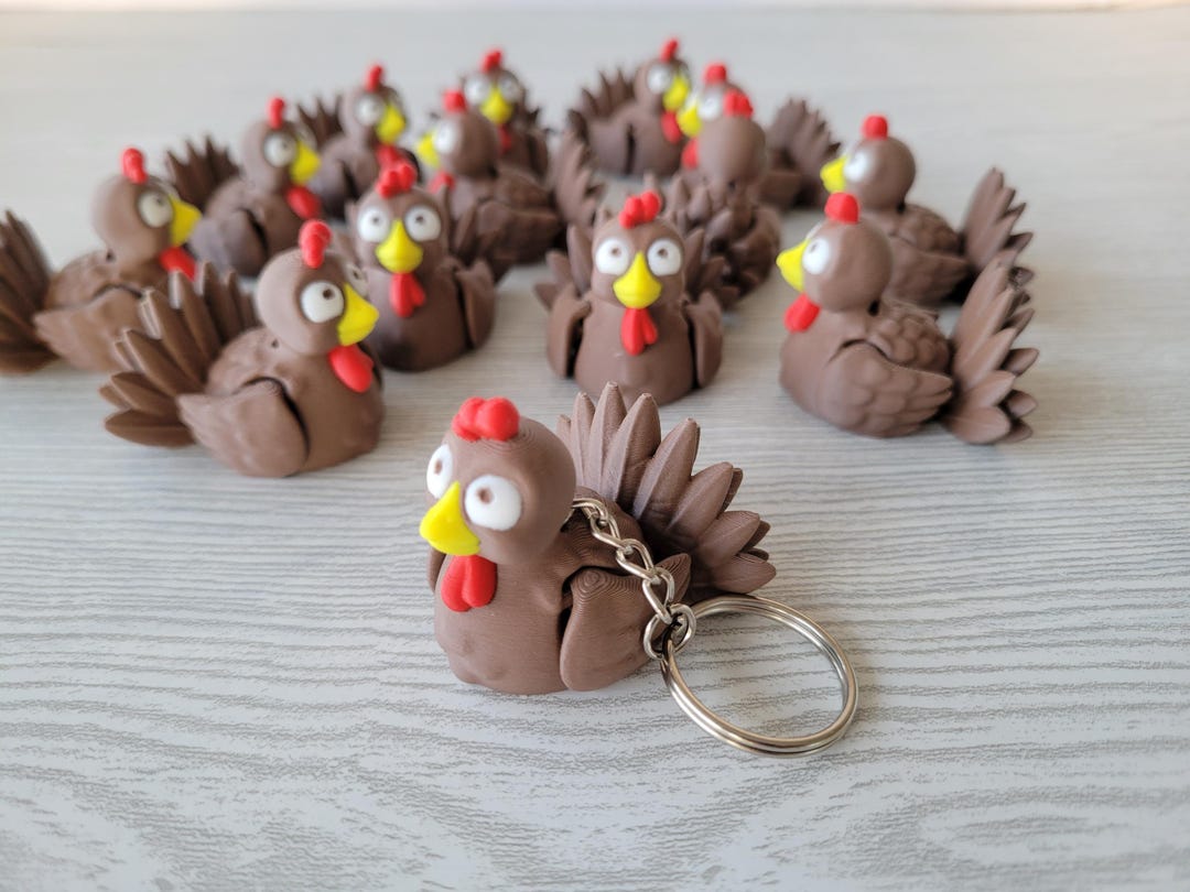 Mini Pocket Pets 3D Printed Articulating Mini Baby Animals Sensory ...