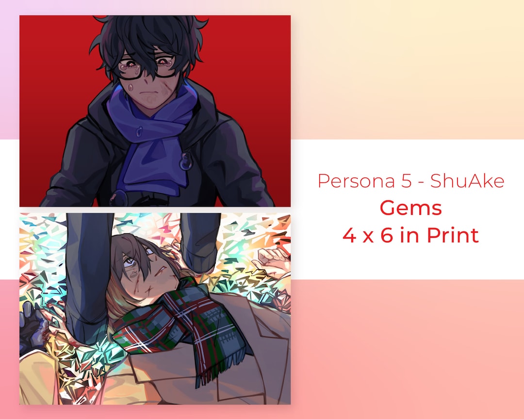 PRINT SET Persona 5 Shuake Third Semester Mini Prints - Etsy