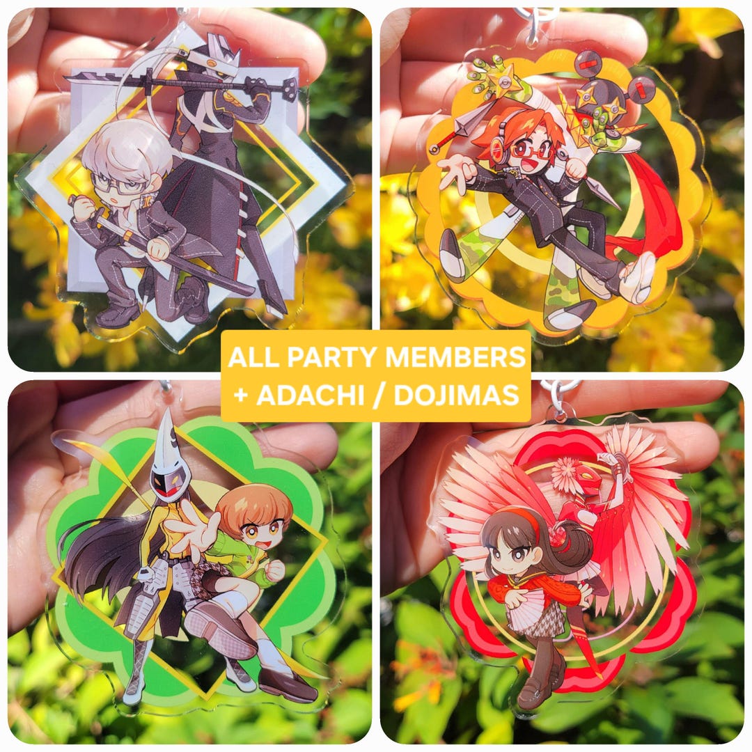 Persona 4 Charms - Investigation Team Party Members, Hero/yu/souji ...