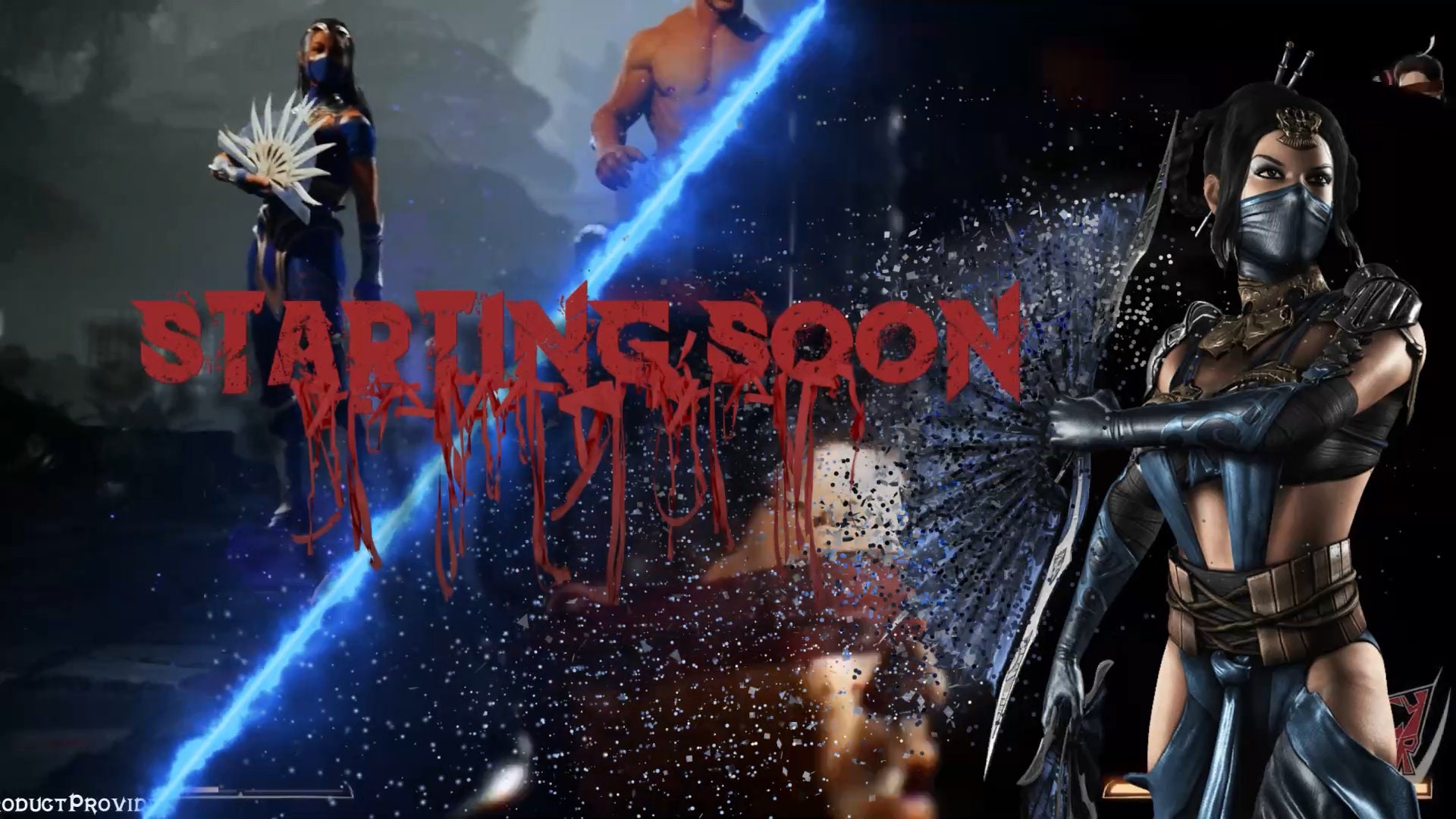 Princess Kitana Animated Overlay for Twitch Live Streams Obs and All ...