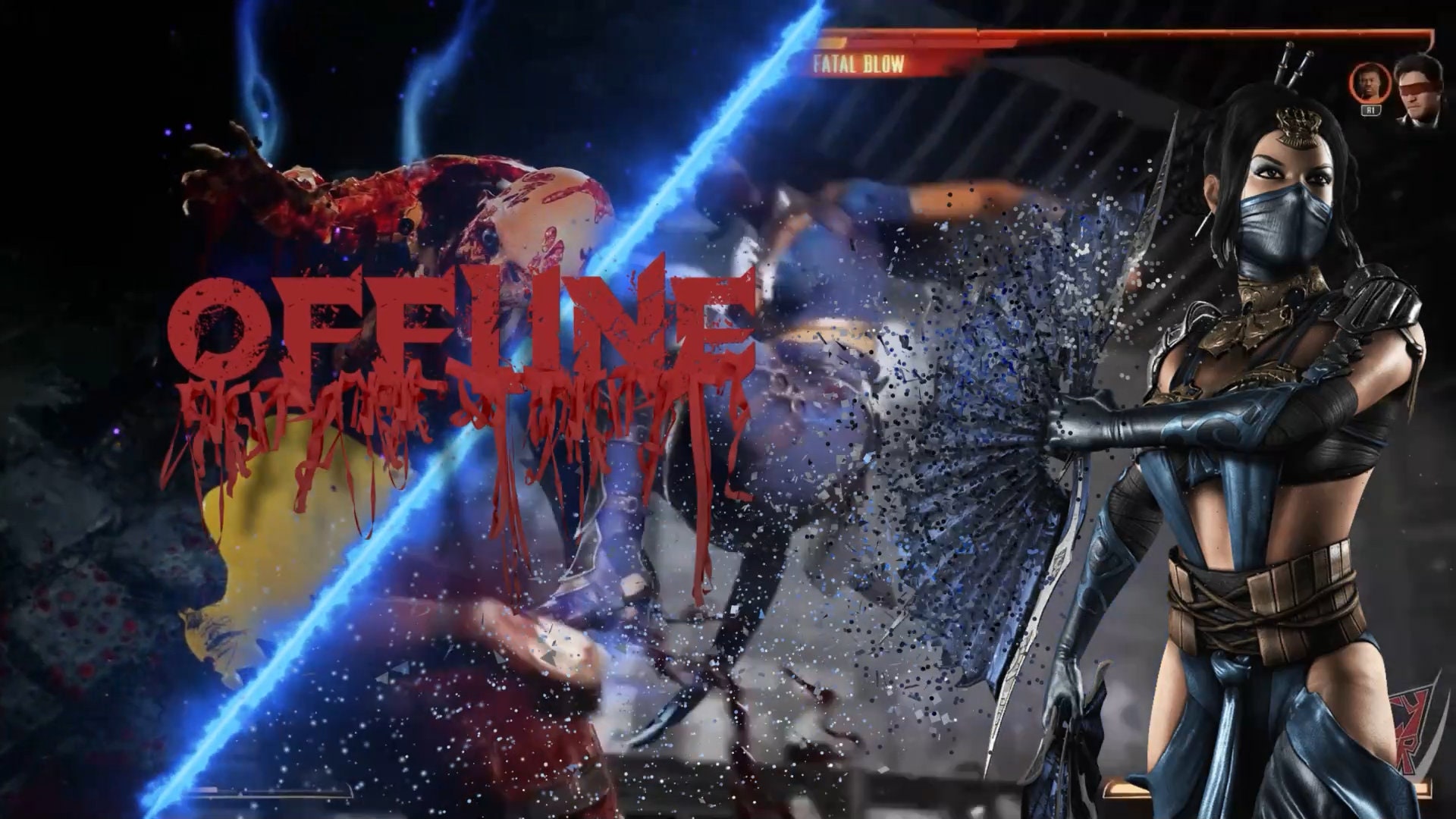 Princess Kitana Animated Overlay for Twitch Live Streams Obs and All ...