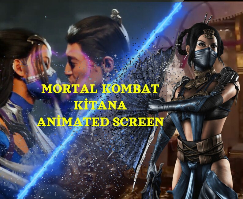 Princess Kitana Animated Overlay for Twitch Live Streams Obs - Etsy