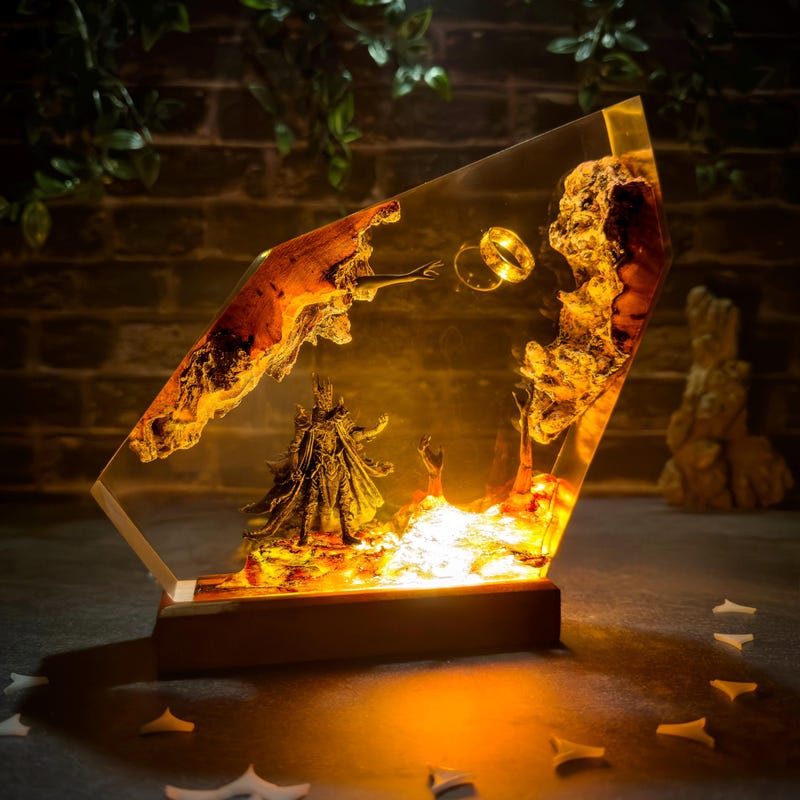 Ring of Power Resin Lamp - Etsy