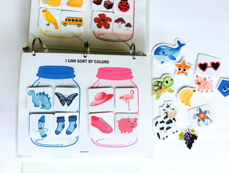 Busy Book, Toddler Busy Book Printable, Toddler Learning Binder ...