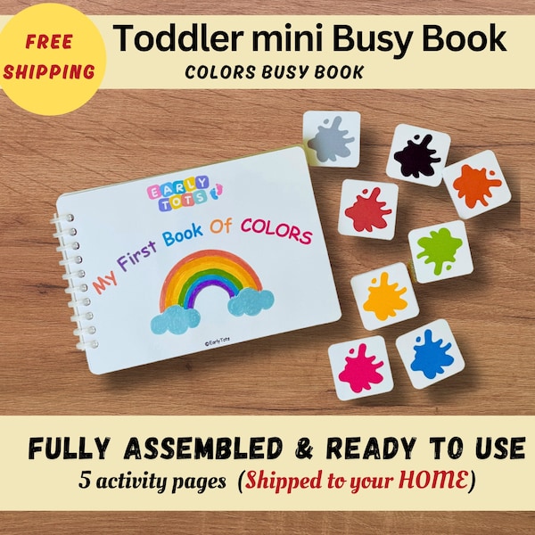 Toddler Busy Book - Etsy