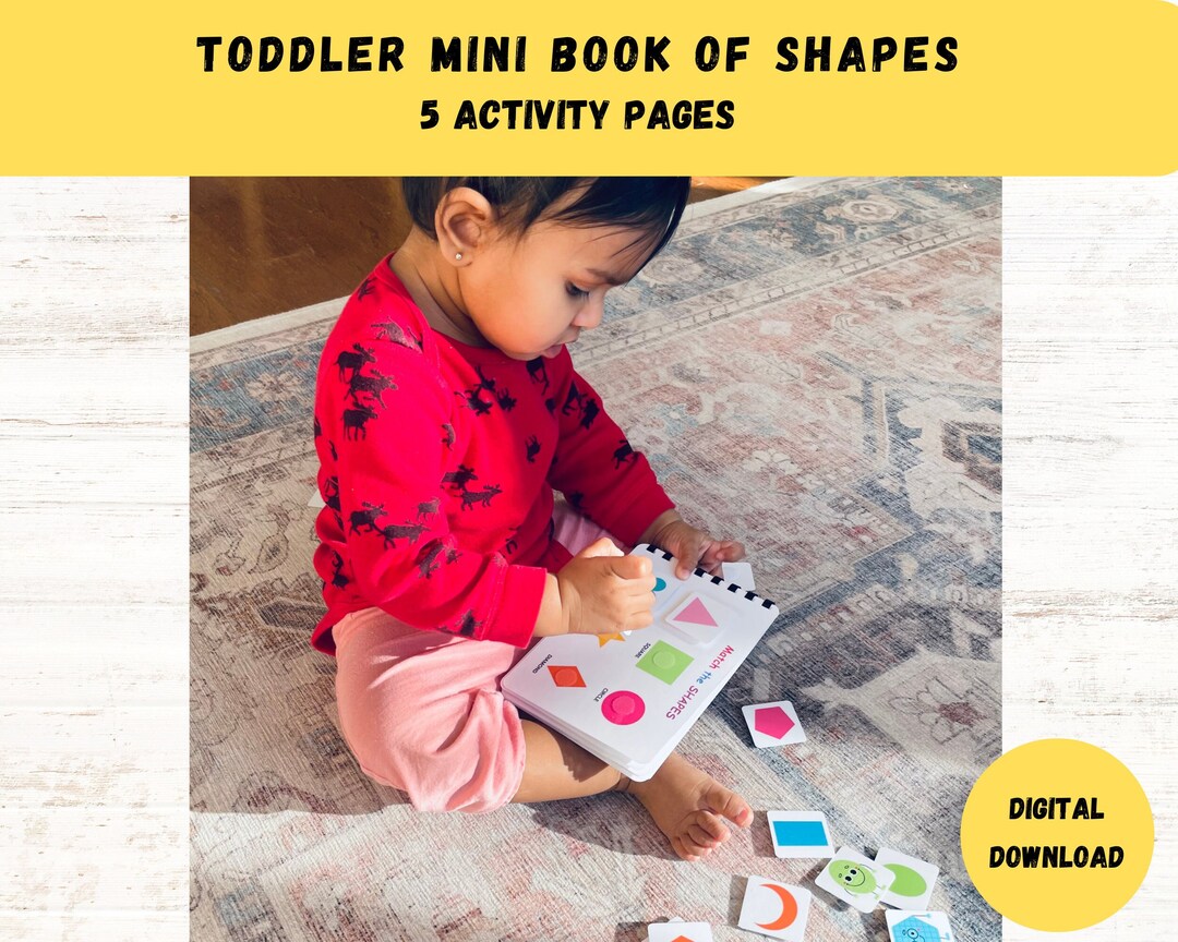 Busy Book Shapes, Toddler Busy Book, Shapes Mini Busy Book for Toddlers ... Busy Book Shapes, Toddler Busy Book, Shapes Mini Busy Book for Toddlers ...