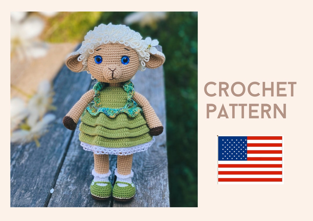 Crochet Pattern Sheep, Amigurumi Sheep Tutorial, Easter Decor - Etsy