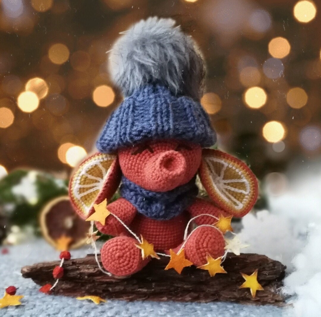 Citrus Elephant Crochet Pattern Amigurumi, Unique Baby of Christmas - Etsy