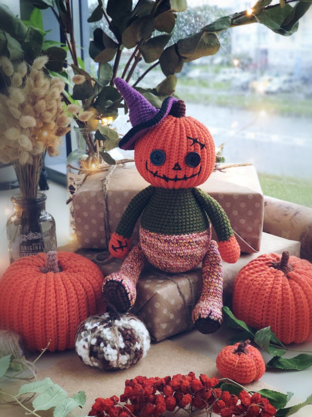Crochet Pattern Pumpkin, Amigurumi Halloween Doll, Pdf Pattern - Etsy