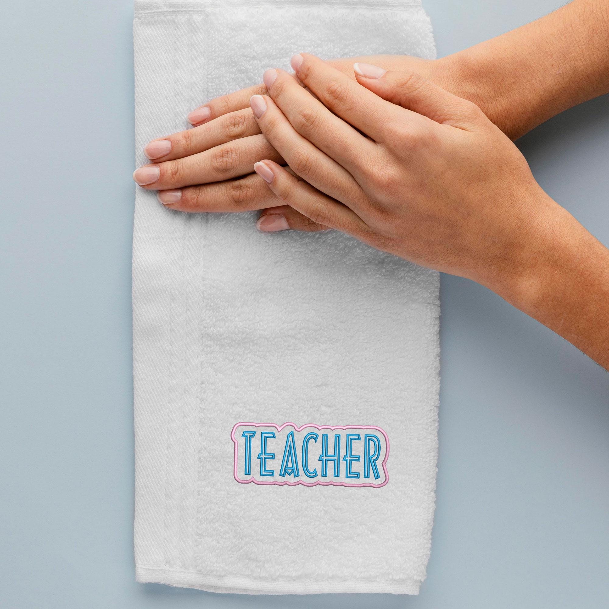 Teacher Embroidery Design, Best Teacher Ever Machine Embroidery Pattern ...