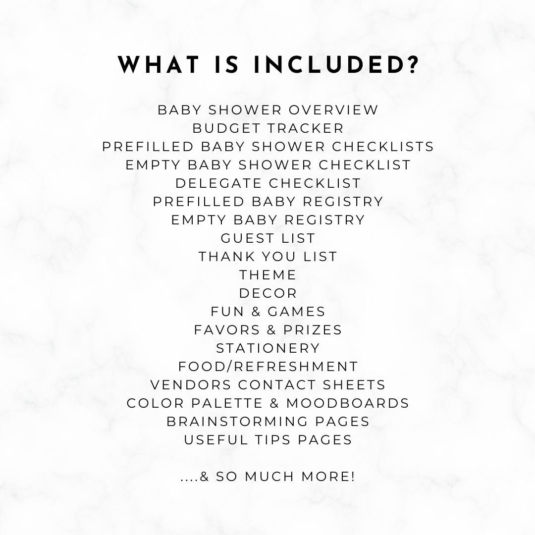 Baby Shower Planner Printable Baby Shower Checklist Etsy baby-shower-planner-printable-baby-shower-checklist-etsy