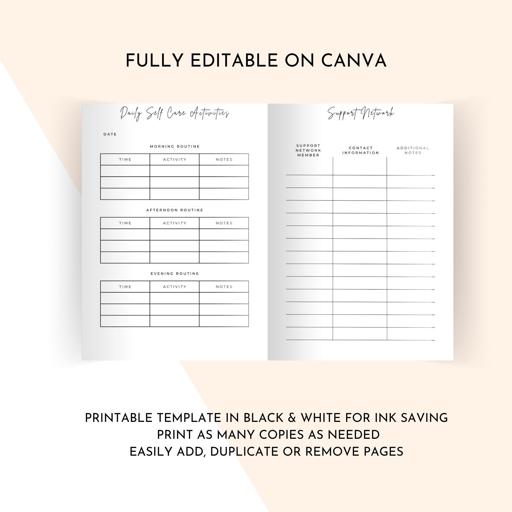 Breastfeeding Journey Printable, Postpartum Journal, Breastfeeding Care ...