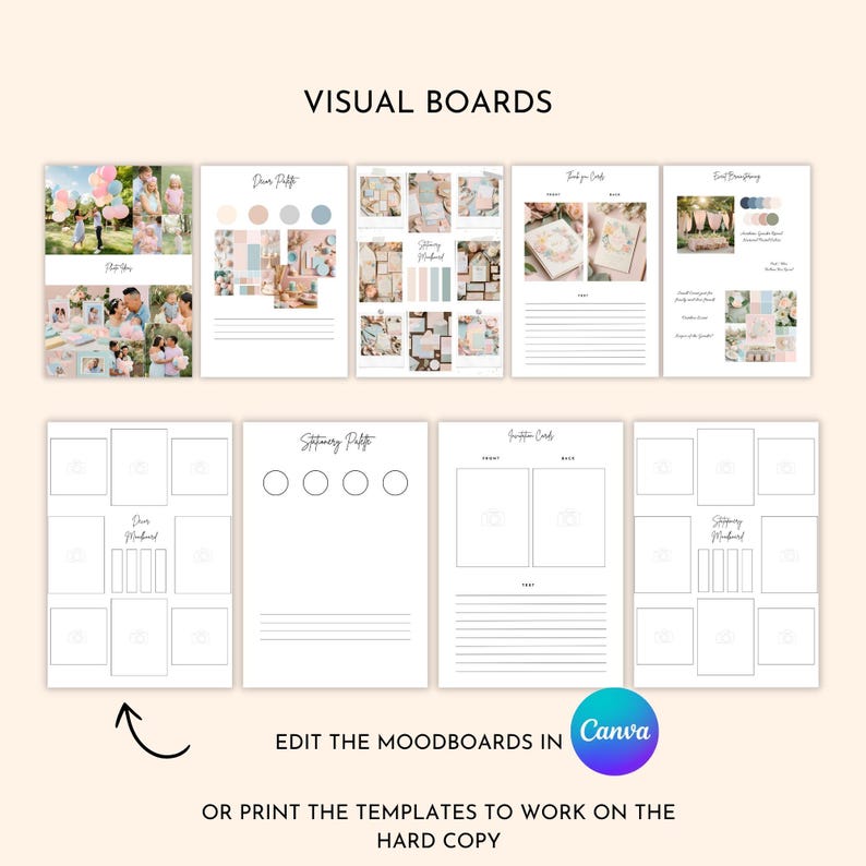 Gender Reveal Printable Planner: Baby Event Checklist (instant Download ...