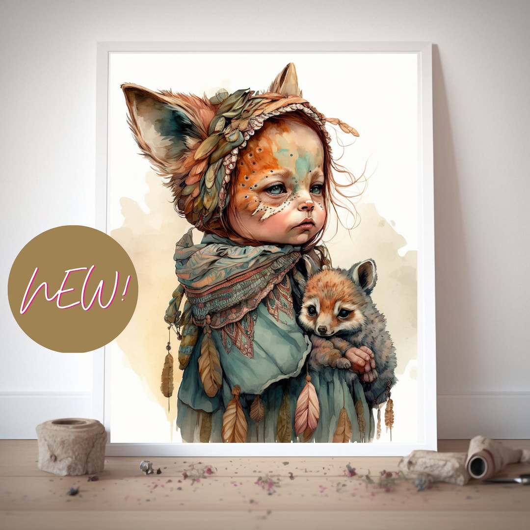 Fable Girls Poster 7 Short Stories Poster Fairy Unique A4 / A3 / A2 ...