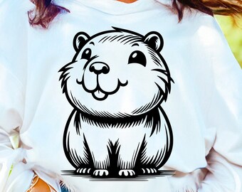 Capybara Svg, Capybara Clipart, Capybara Png, Capybara Head, Capybara ...