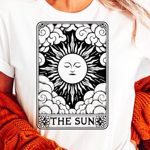 Tarot Card Sun Svg, Tarot Svg, Tarot Cards Svg, Witchcraft Svg, Boho ...