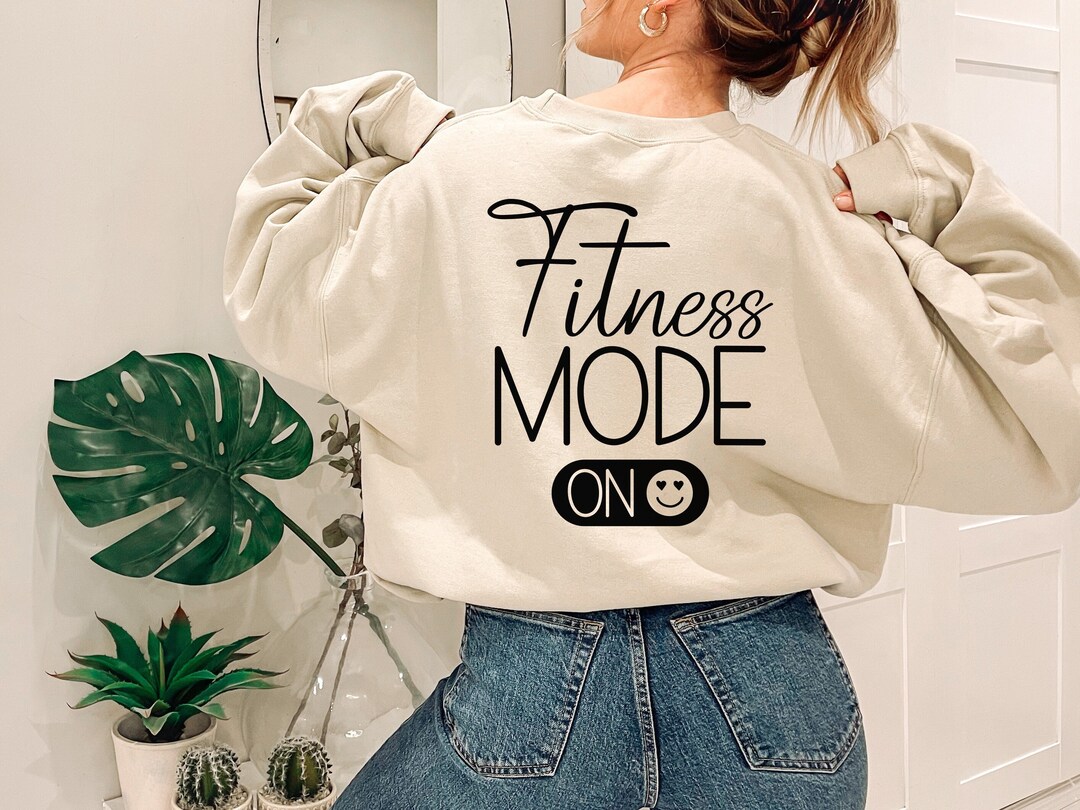 Fitness Mode on SVG PNG, Fitness Girl Svg, Exercise Svg, Gym Svg ...