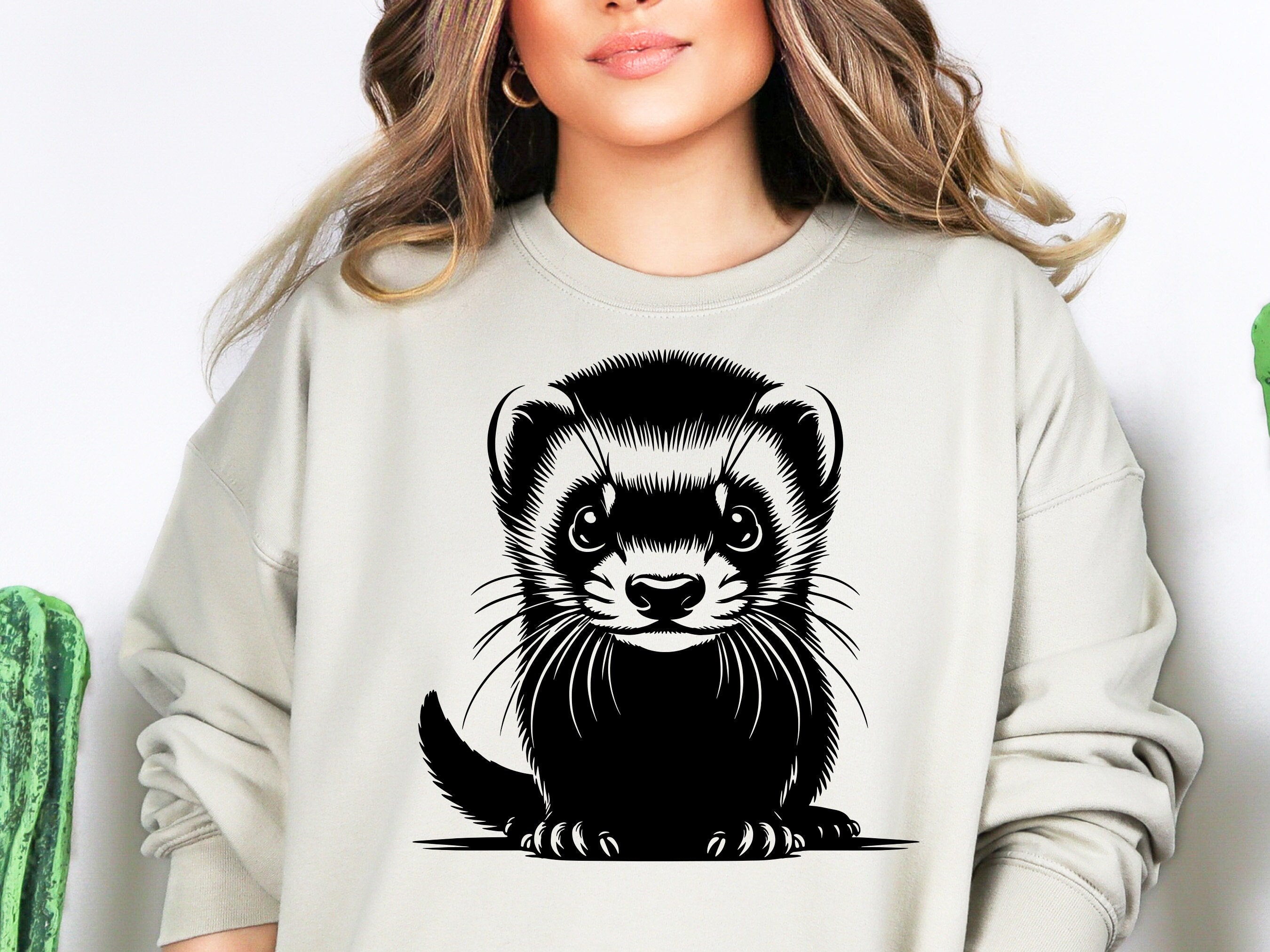 Ferret Svg, Cute Ferret Svg, Ferret Cut File, Ferret Cricut, Ferret Png ...