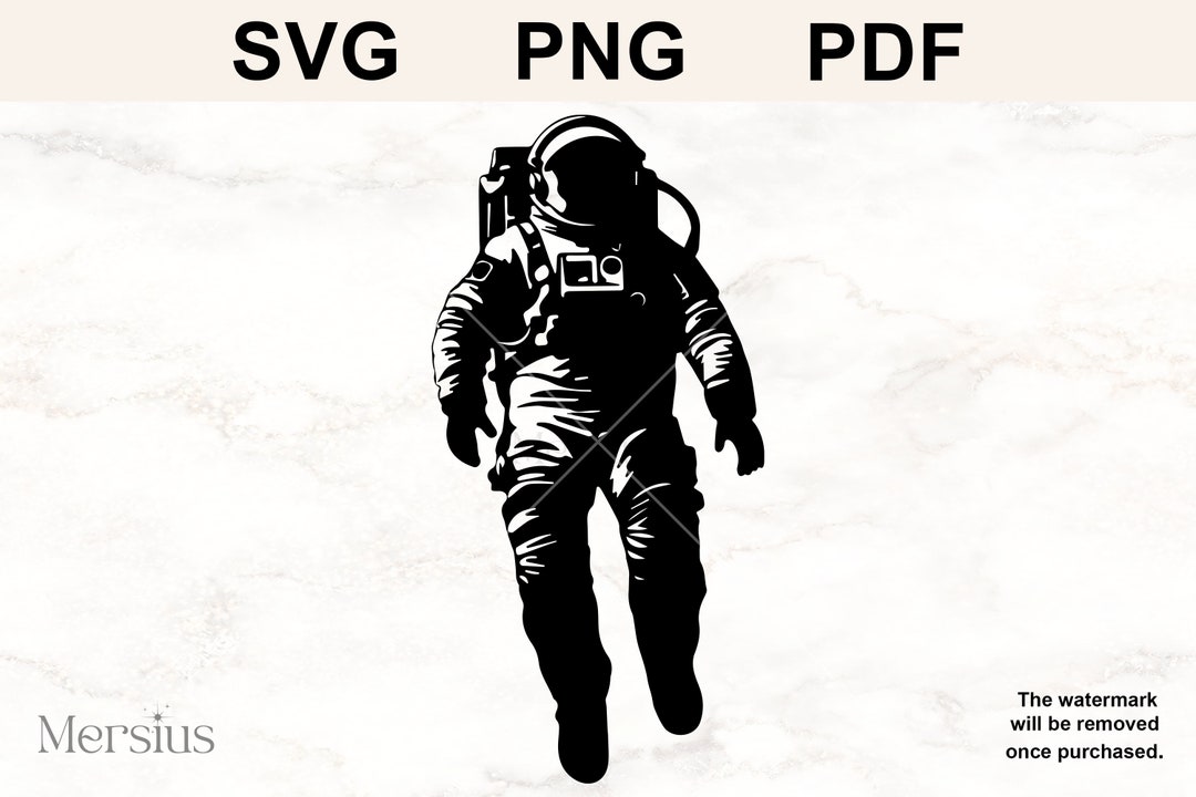 Astronaut SVG PNG, Astronaut Clipart, Space Svg, Astronaut Files for ...