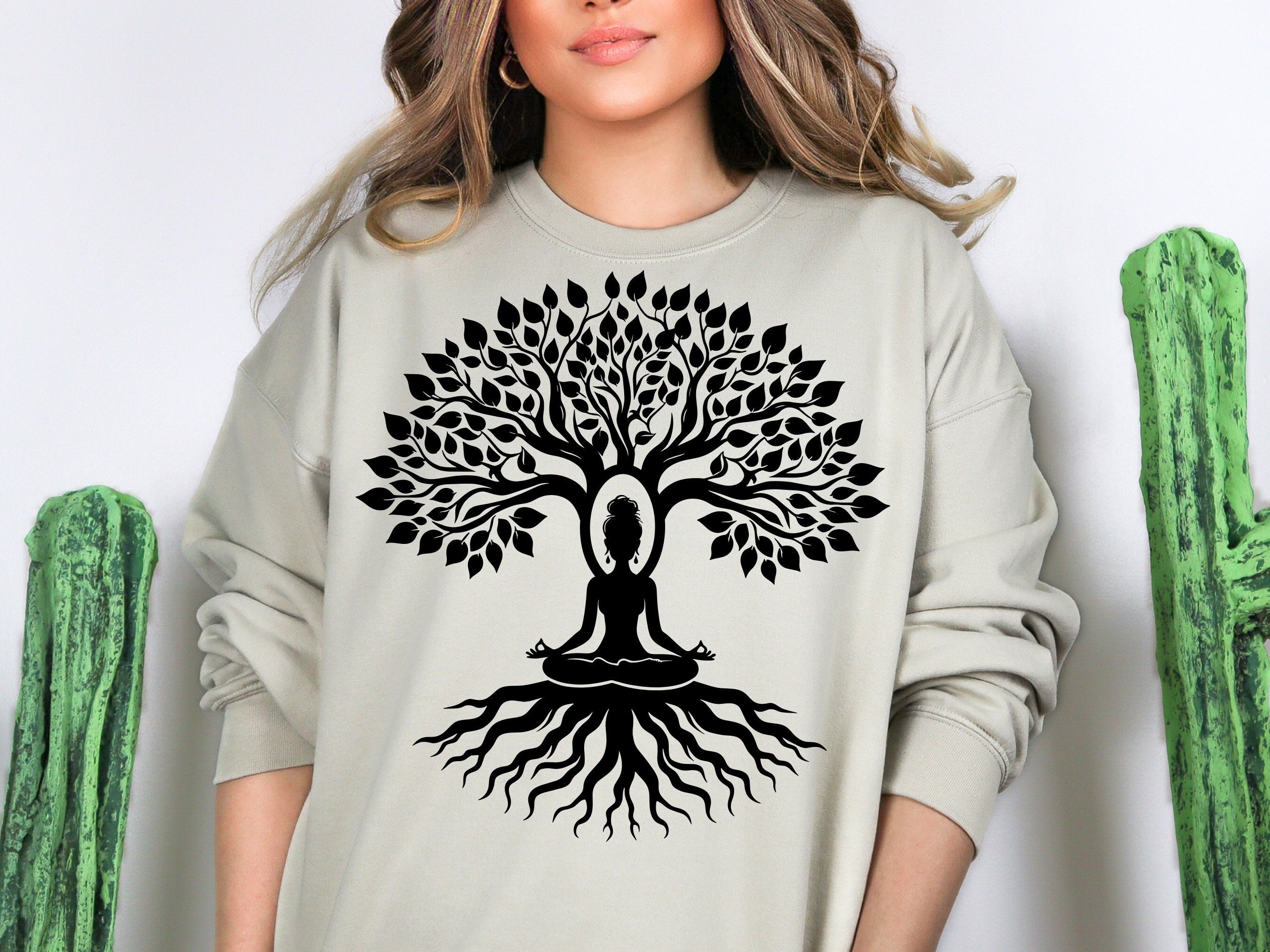 Buddha Tree Svg, Meditation Svg, Yoga Svg, Yoga Pose Svg, Boho Zen Yoga ...