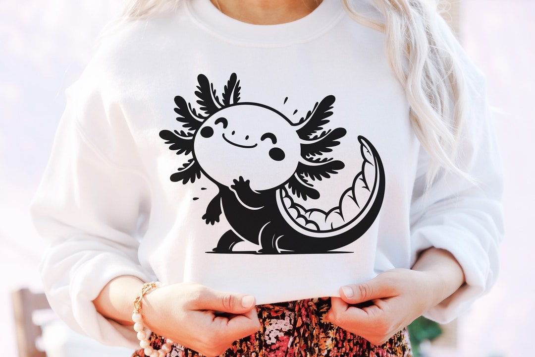 Cute Axolotl Svg, Axolotl Svg, Baby Axolotl Svg, Axolotl Shirt Svg ...
