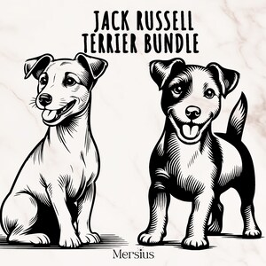 Jack Russell Terrier Svg Bundle, Jack Russell Terrier Svg, Cute Russell ...