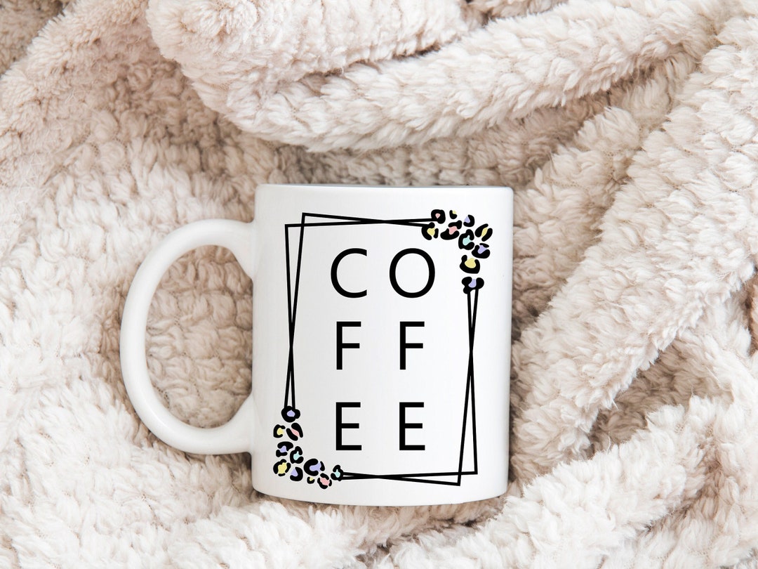 Coffee Svg Png, Leopard Coffee Svg Png, Leopard Print Svg, Cheetah Svg ...