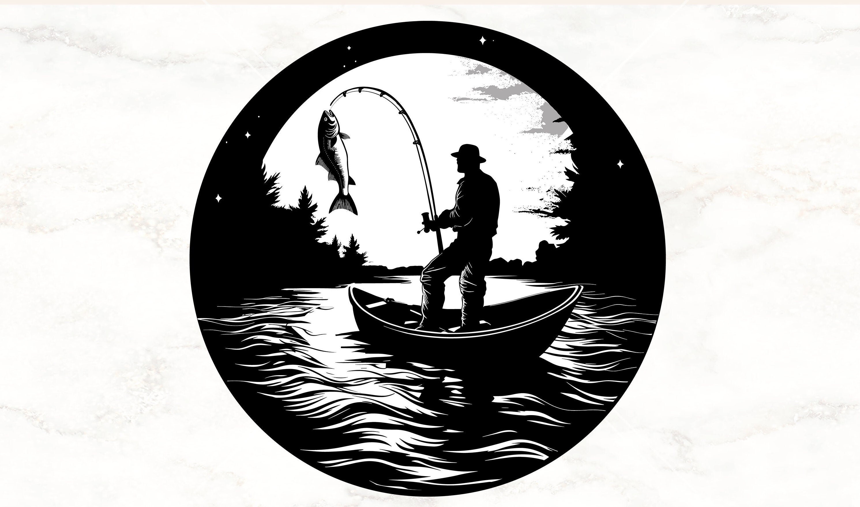 Fisherman SVG, Fishing Lover, Gift for Fisherman, Fisherman Png ...