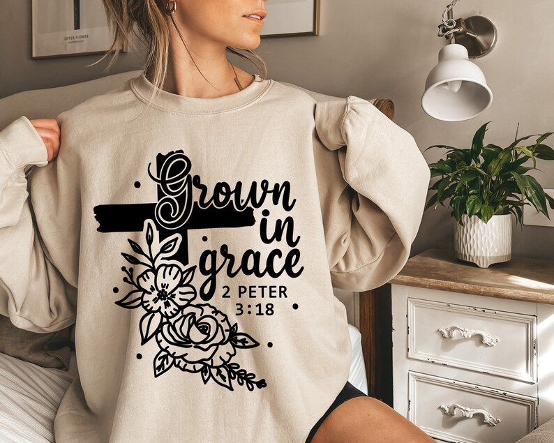 Grow in Grace Svg Png Grace Png Jesus Svg Christian Svg - Etsy