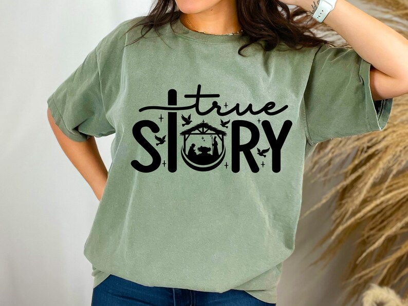 True Story Svg Nativity Scene Svg True Story Nativity Svg - Etsy
