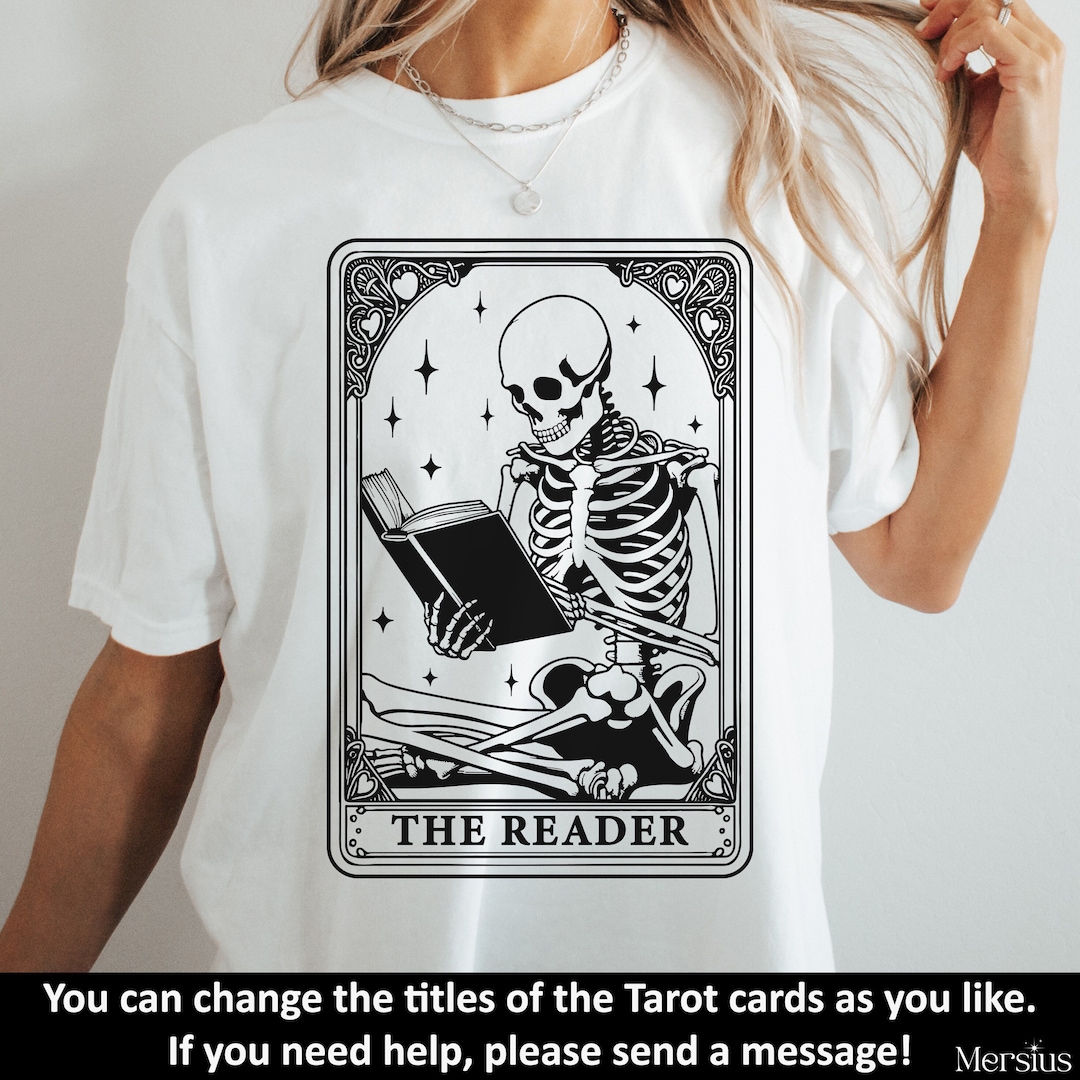 The Reader Tarot Card Svg, Book Lover Svg, Tarot Card the Reader, Tarot ...