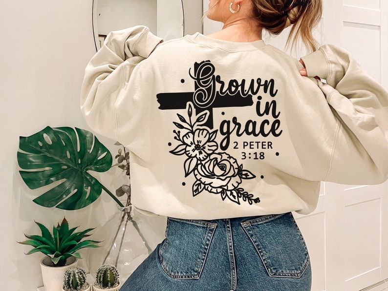 Grow in Grace Svg Png Grace Png Jesus Svg Christian Svg - Etsy