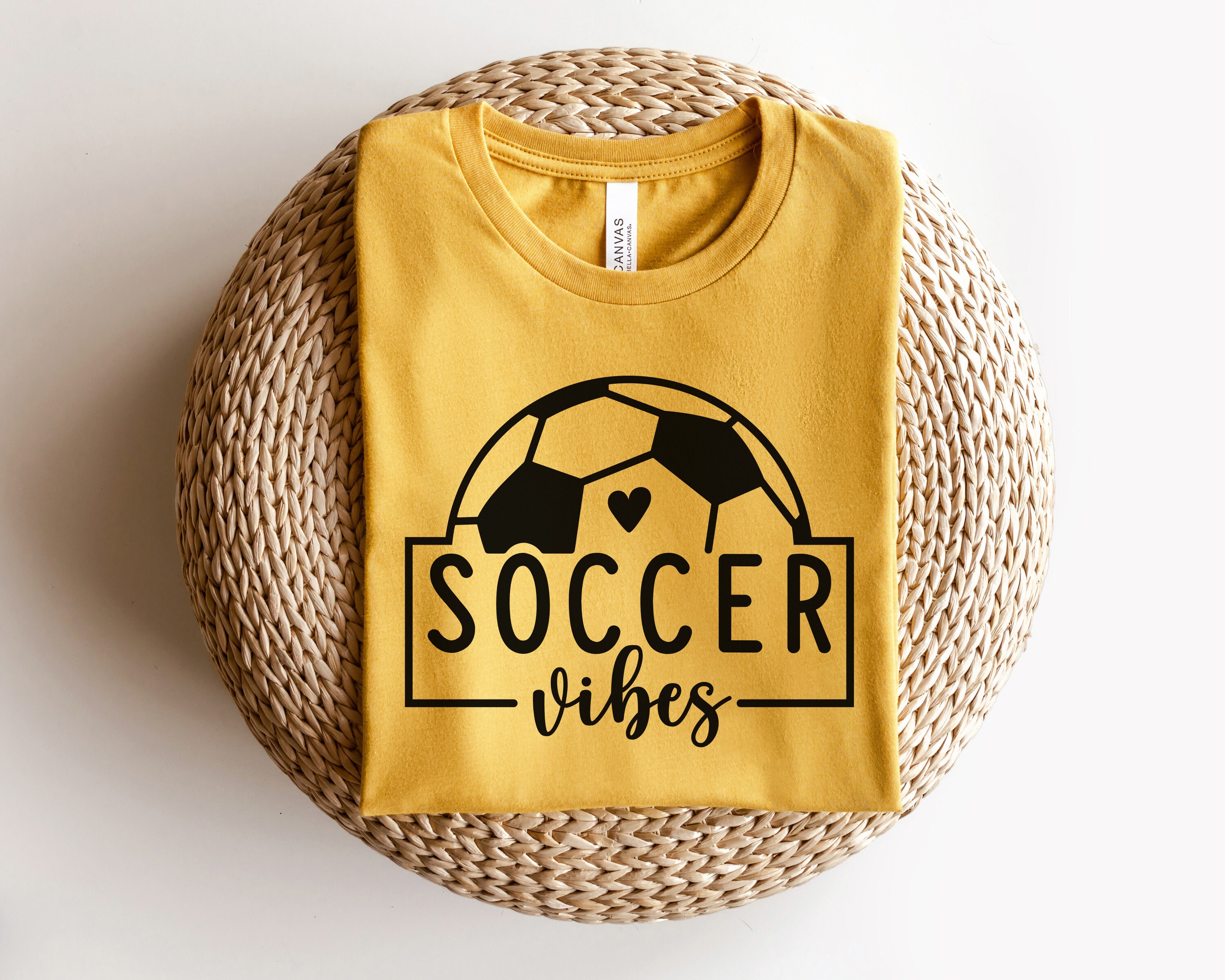 Soccer Vibes SVG PNG PDF Soccer Mom Svg Sports Svg Soccer - Etsy