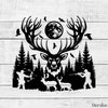 Hunter Dxf , Svg , Png , Files , Deer , Target , Shot , Forest , Hunt ...