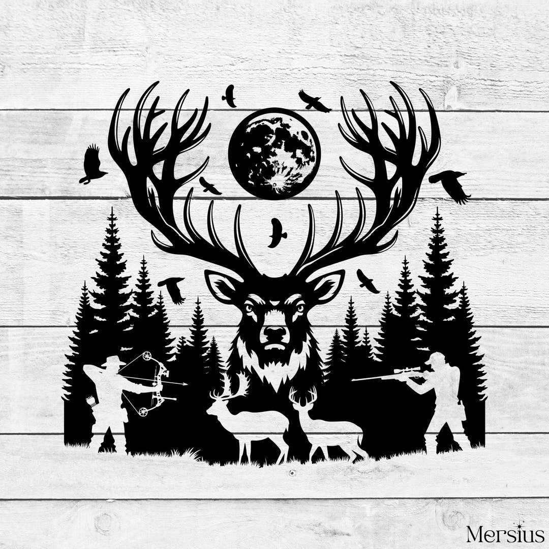 Hunting Svg Png Deer Hunting Svg Hunting Dad Svg Outdoor Hunting Svg Deer Hunter Svg