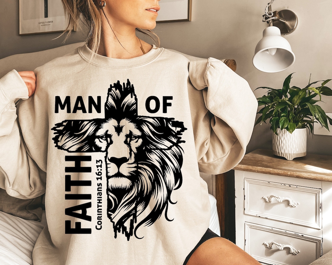 Man of Faith Svg, Corinthians 16:13 Svg, Christian Svg for Men ...