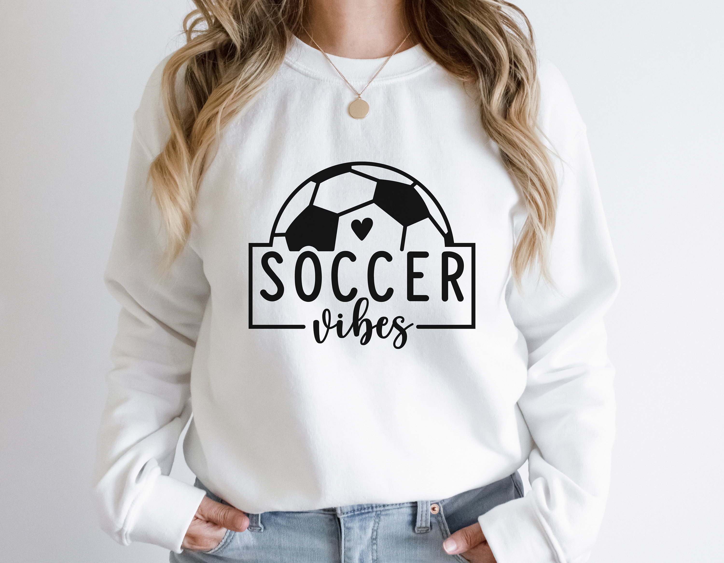 Soccer Vibes SVG PNG PDF Soccer Mom Svg Sports Svg Soccer - Etsy