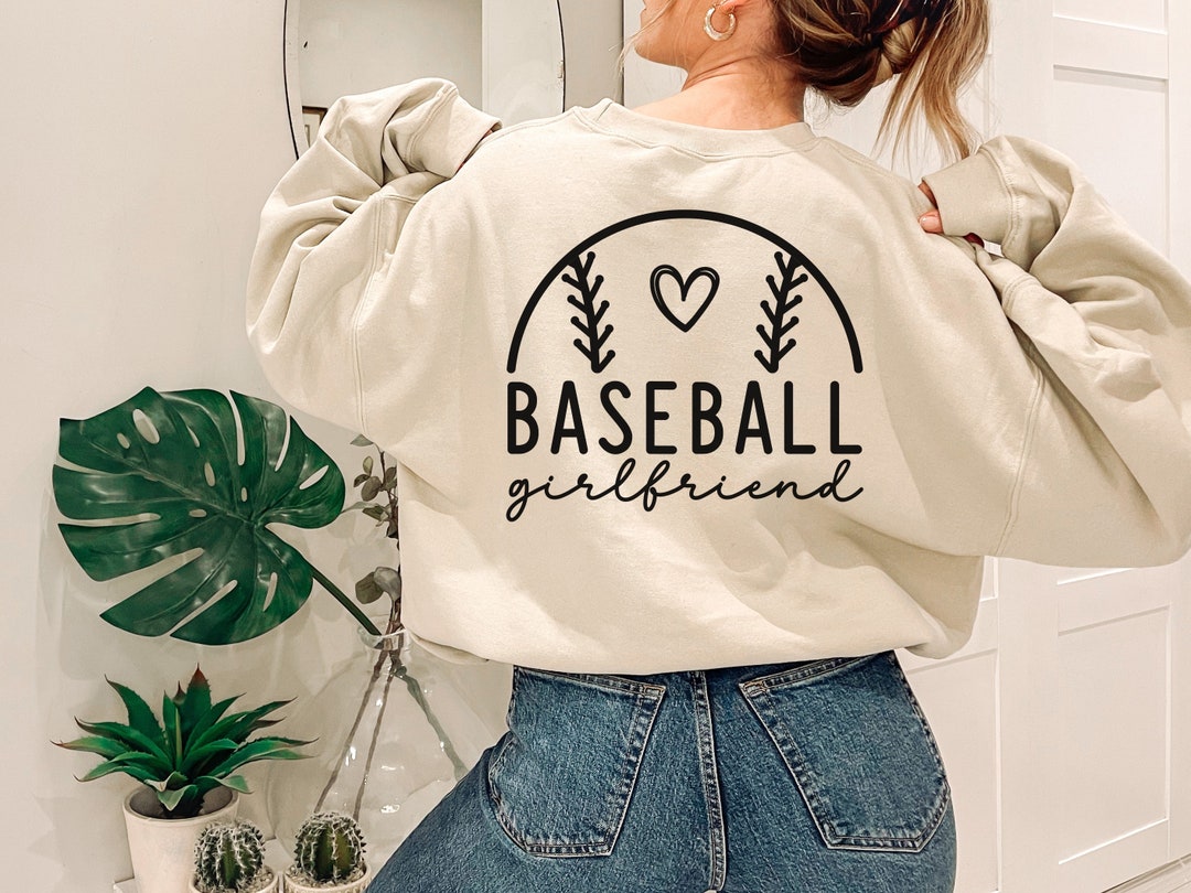 Baseball Girlfriend SVG PNG PDF, Sports Girlfriend, Baseball Clipart ...