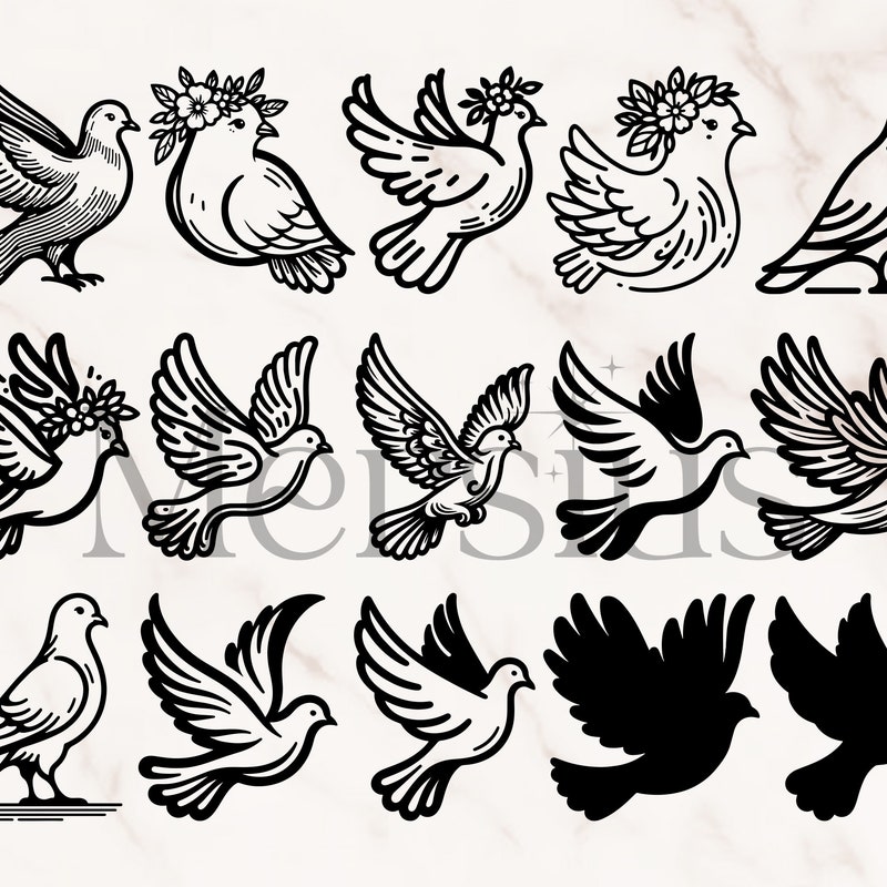 Dove Svg - Etsy