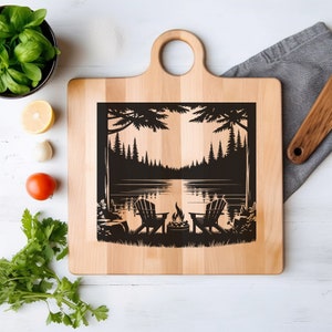 Lake Scene Svg, Lake Svg, Lake Life Svg, Lake Cricut Svg, Camping ...