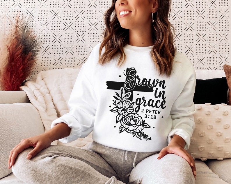 Grow in Grace Svg Png Grace Png Jesus Svg Christian Svg - Etsy