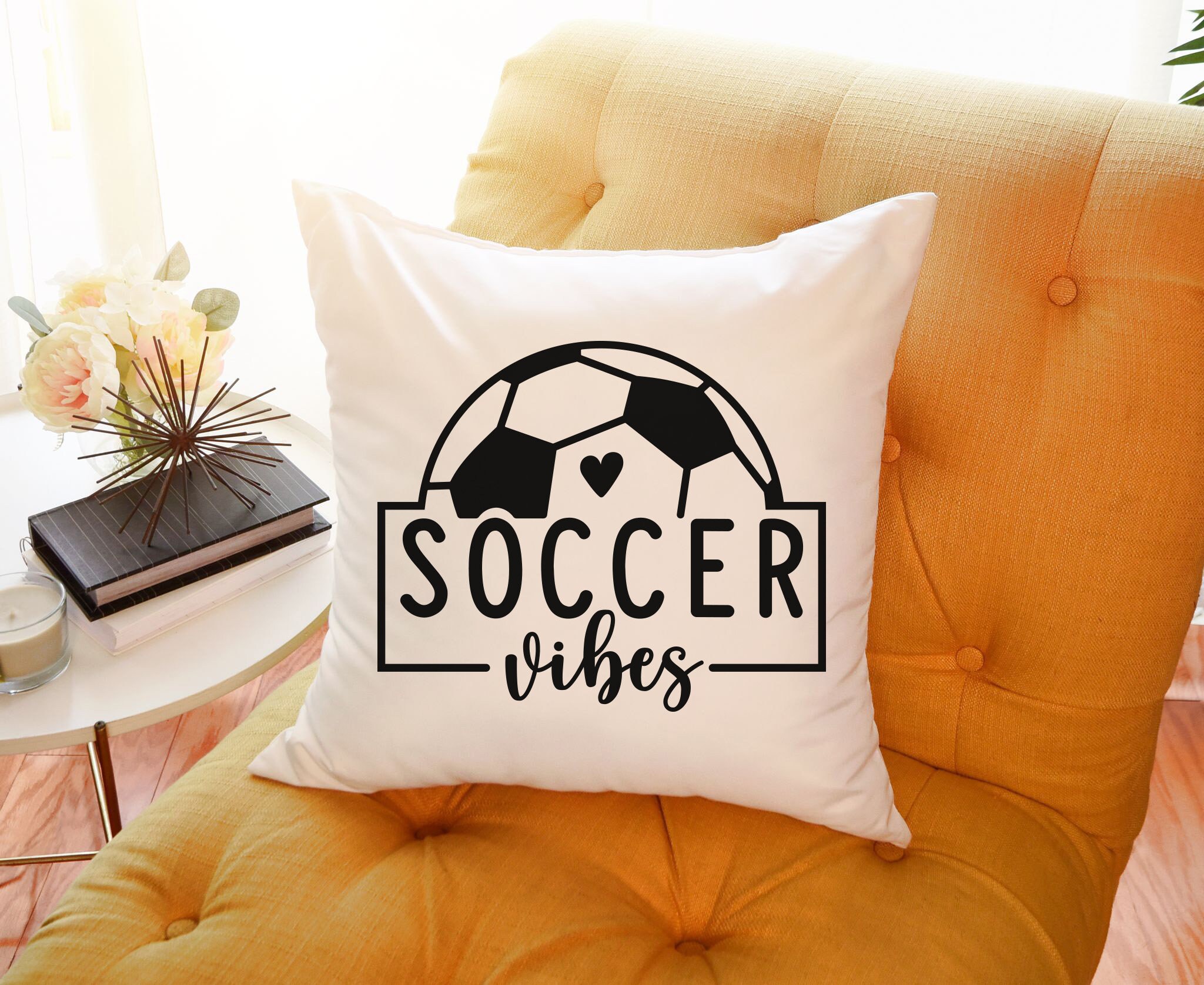 Soccer Vibes SVG PNG PDF Soccer Mom Svg Sports Svg Soccer - Etsy