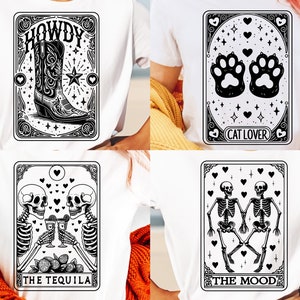 20 Funny Tarot Cards Bundle Svg, Tarot Cards Svg, Tarot Svg, Cute Tarot ...