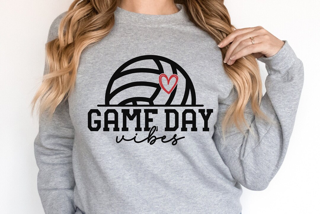 Game Day Volleyball SVG PNG, Game Day Vibes Svg, Volleyball Svg, Game ...