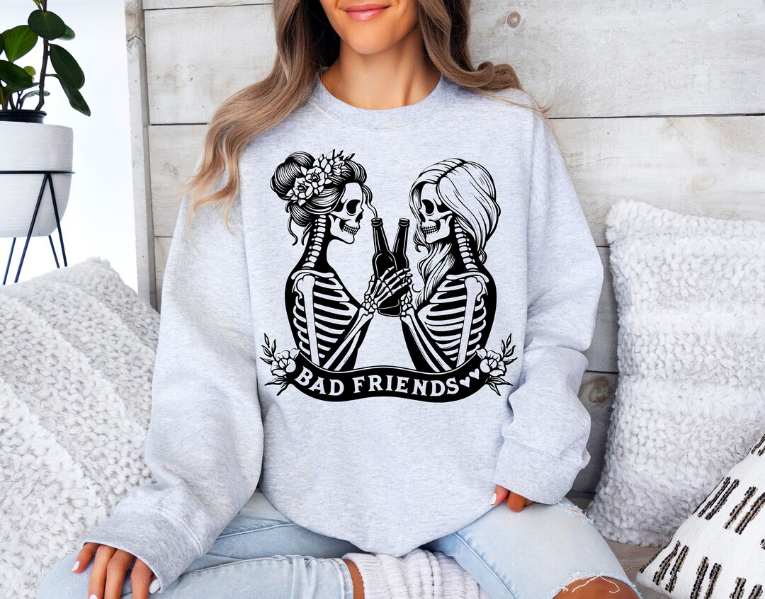Funny Bad Friends Svg, Best Friends Svg, Best Friends Clipart, Friends ...