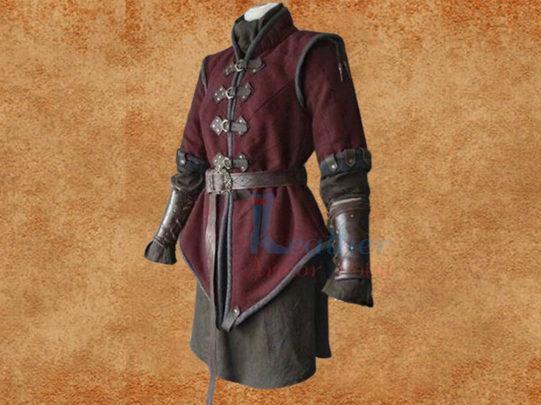 Medieval Thick Padded Women Doublet Gambeson I Viking Cotton Fabric ...