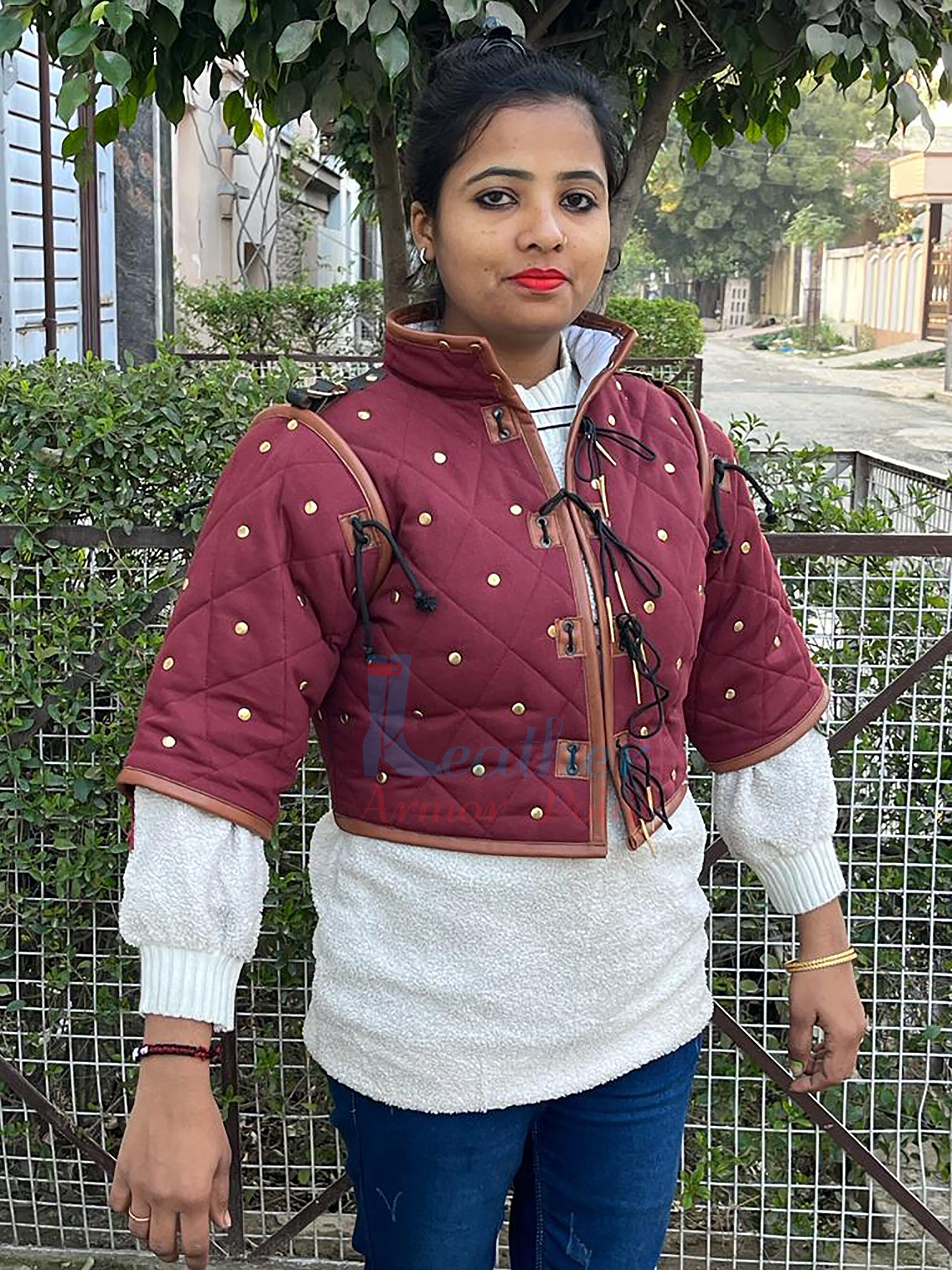 Female Gambeson Witcher Vest Cosplay for Gambeson Padded Armor ...