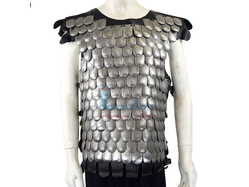 Medieval Scale Armor Leather Liner 20G Steel LARP Costume, LAP-184 ...