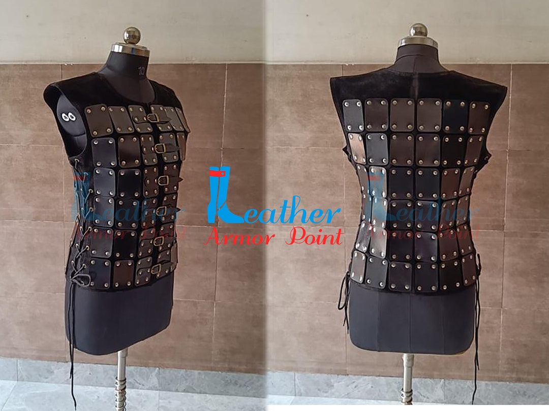 Leather Armor Leather Brigantine Armor Medieval Fantasy - Etsy