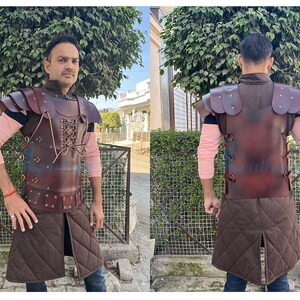 Buy Medieval Leather Body Armor, LARP Body Armor SCA Armor , LAP-071 ...